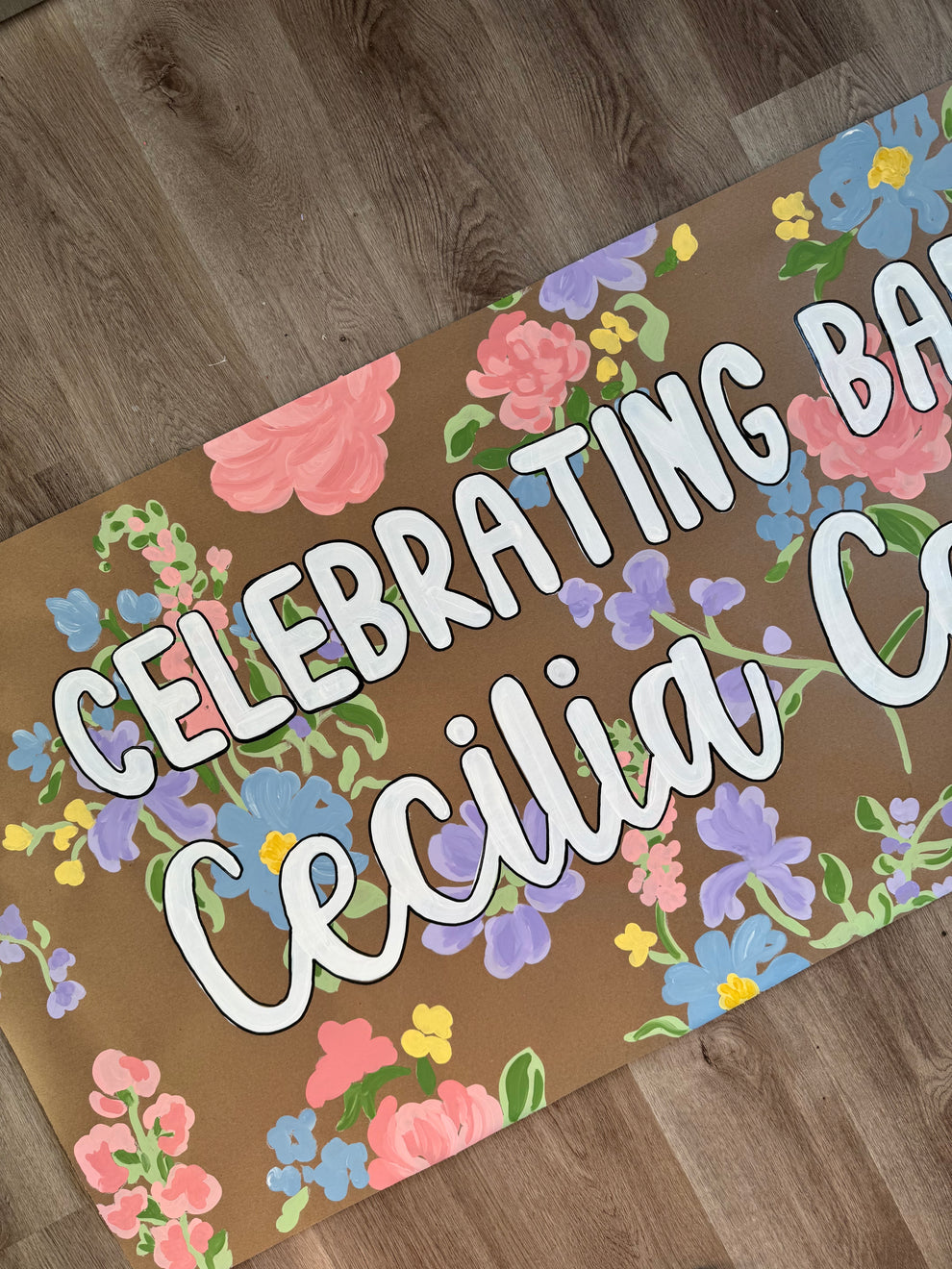 30" TALL Custom Event/Celebration Banner – Dream Party & Co.